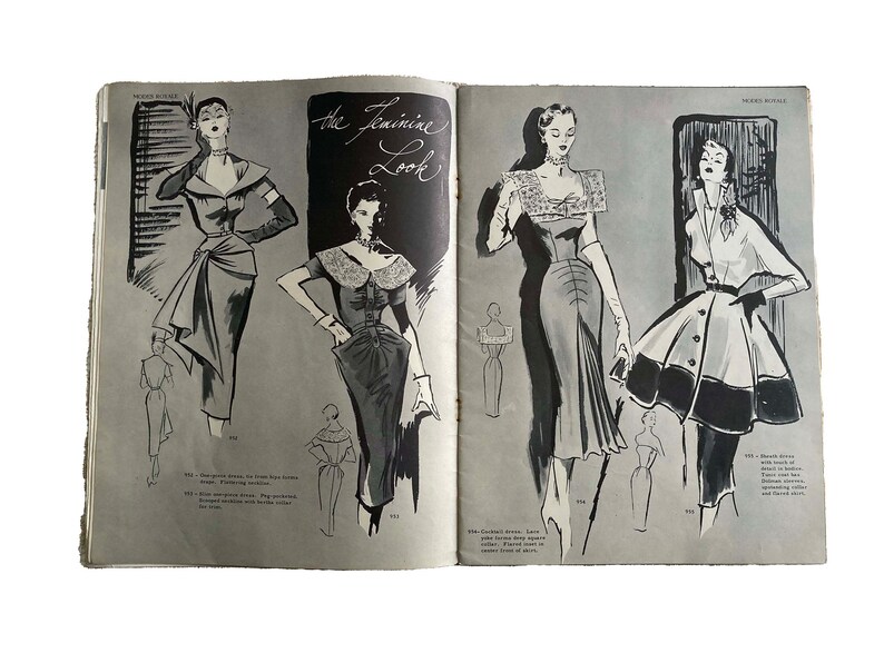 Modes Royale Pattern Book Spring Summer 1951 42 Pages - Etsy