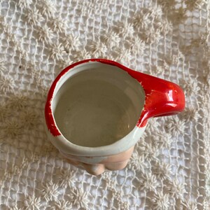 Miniature Ceramic Winking Santa Mug Vintage Christmas - Etsy