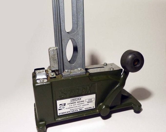Steelpix Flower Pick Stemming Machine Florist Supply Syndicate Sales - Etsy