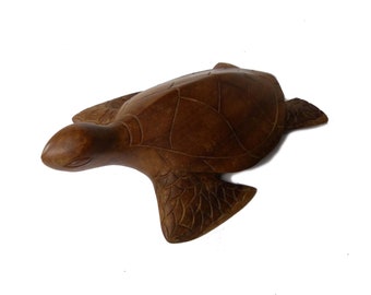 Hand Carved Turtle | Etsy