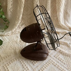 Wizard Husky Small Electric Brown 9" Fan Bersted Mfg. Co. Model J1510R ...