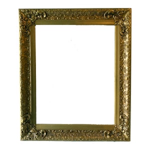 Wooden Closed Corner Gold Open Frame 3.25" Wide Molding for 20x16" - Etsy