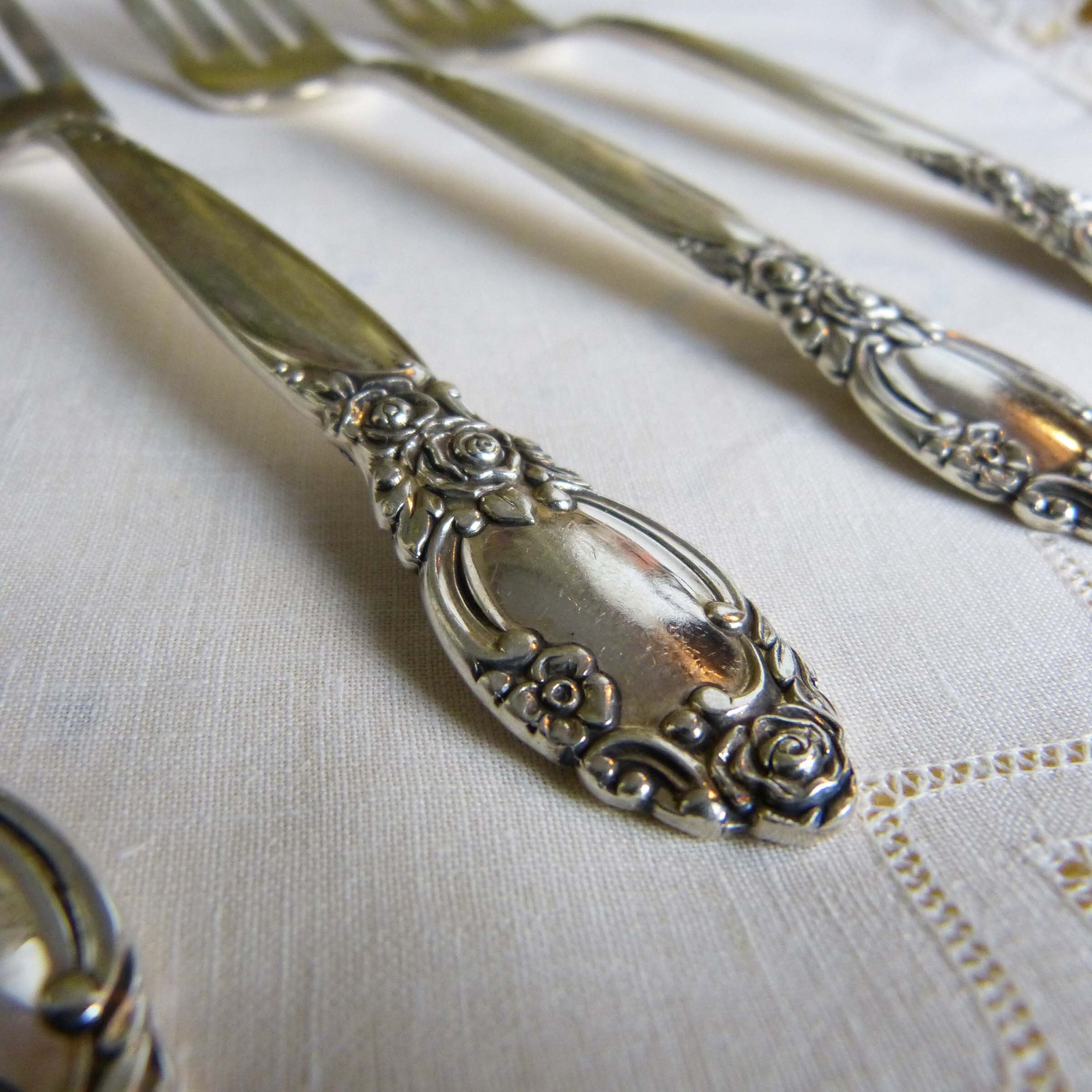 Community Ballad Pattern Silver Plate Cutlery Salad / Dessert - Etsy