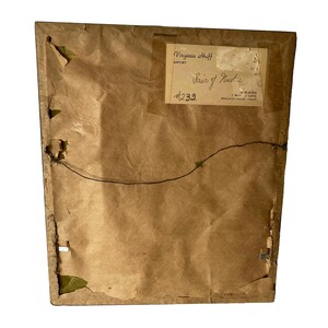 Oil Painting Nude Woman Double Gold Frame Green Velvet Vintage Original ...