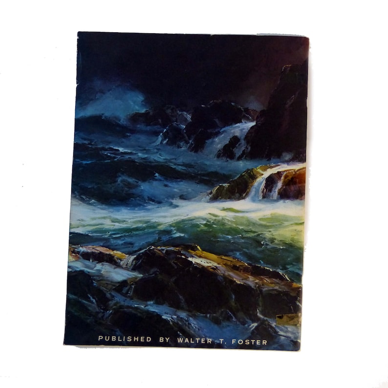 Walter T Foster Art Book The Sea In Action By Earl Daniels 83 | Etsy