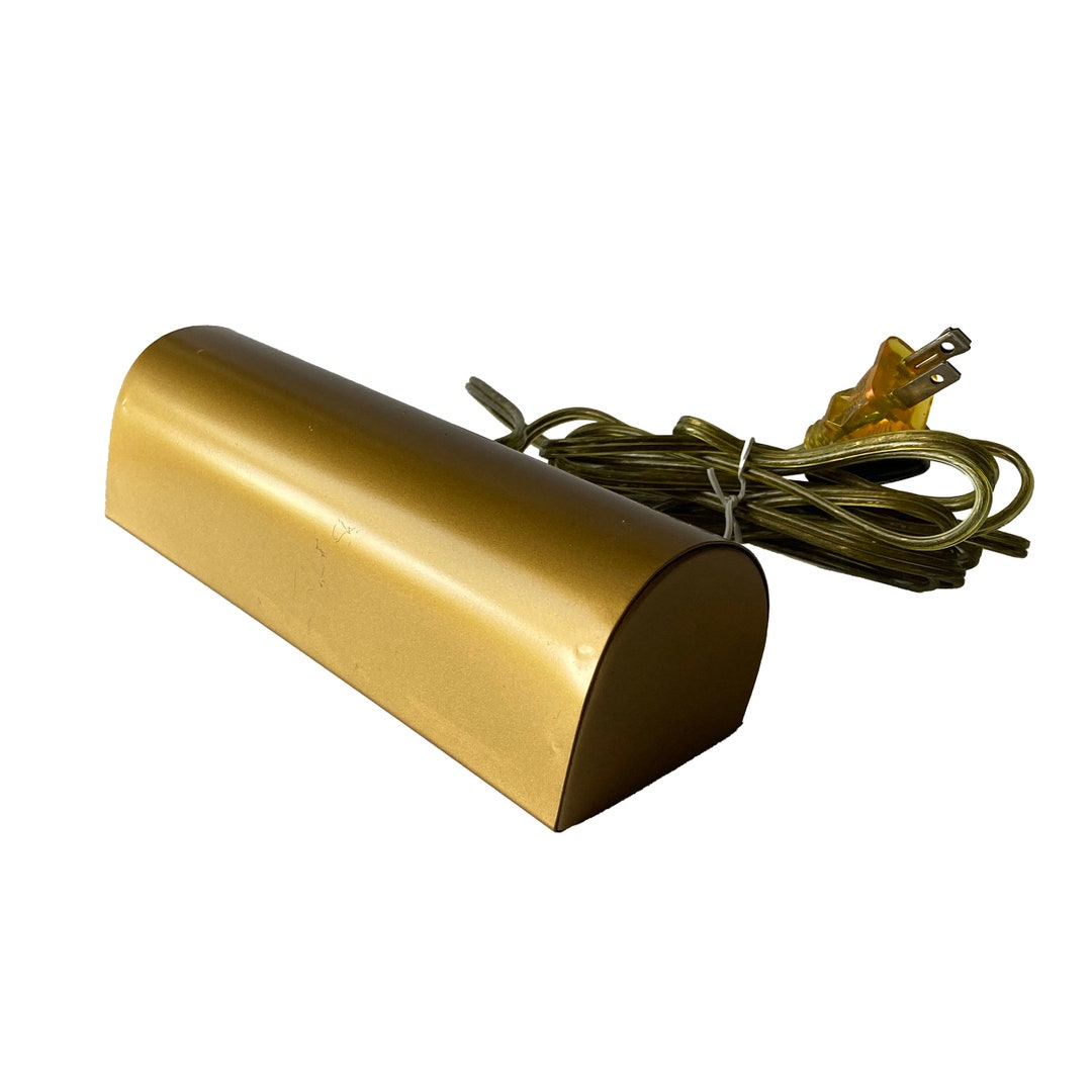 Gold Metal Gallery Picture Lamp Light With Mount Electric Lightning Bug ...