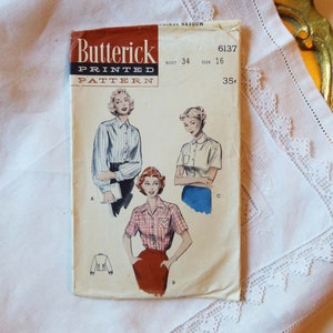 Butterick 6137 Vintage Sewing Pattern Misses' Tailored | Etsy