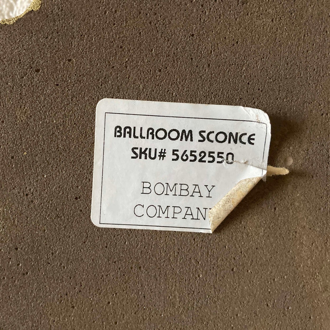 Bombay Company Ballroom Sconce Wall Shelf Gold Finish - Etsy