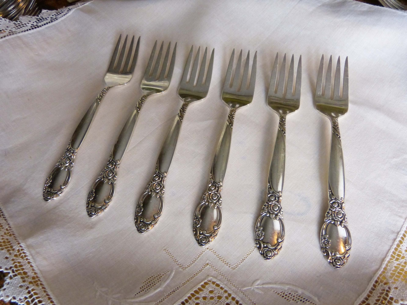 Community Ballad Pattern Silver Plate Cutlery Salad / Dessert - Etsy