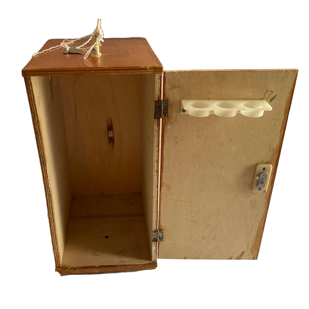 Wooden Microscope Case With Lock & Key Top Handle Empty - Etsy