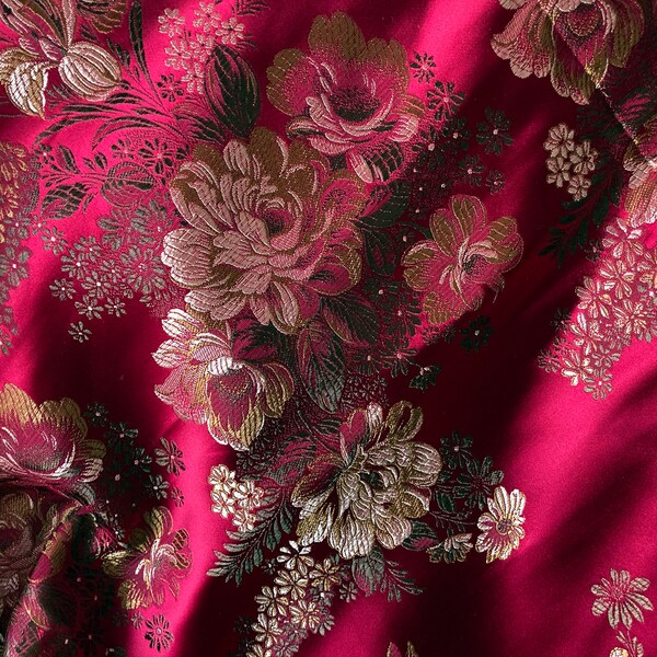 Chinese Silk Fabric - Etsy
