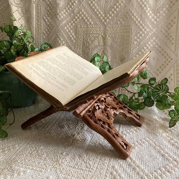 Folding Book Stand - Etsy
