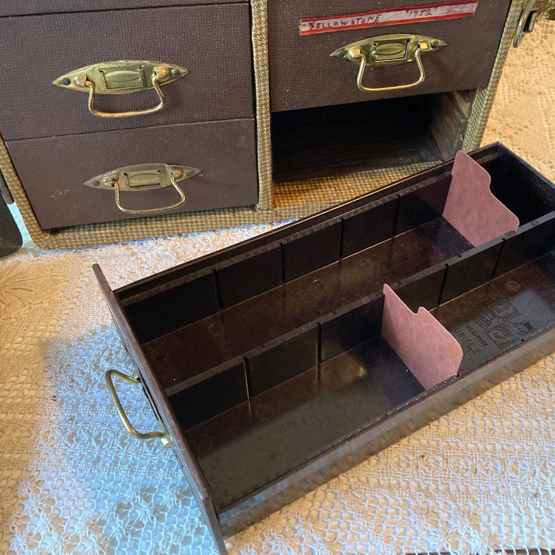 Vintage 1950s Barnette & Jaffee Slide Storage Case 6 Drawers ...