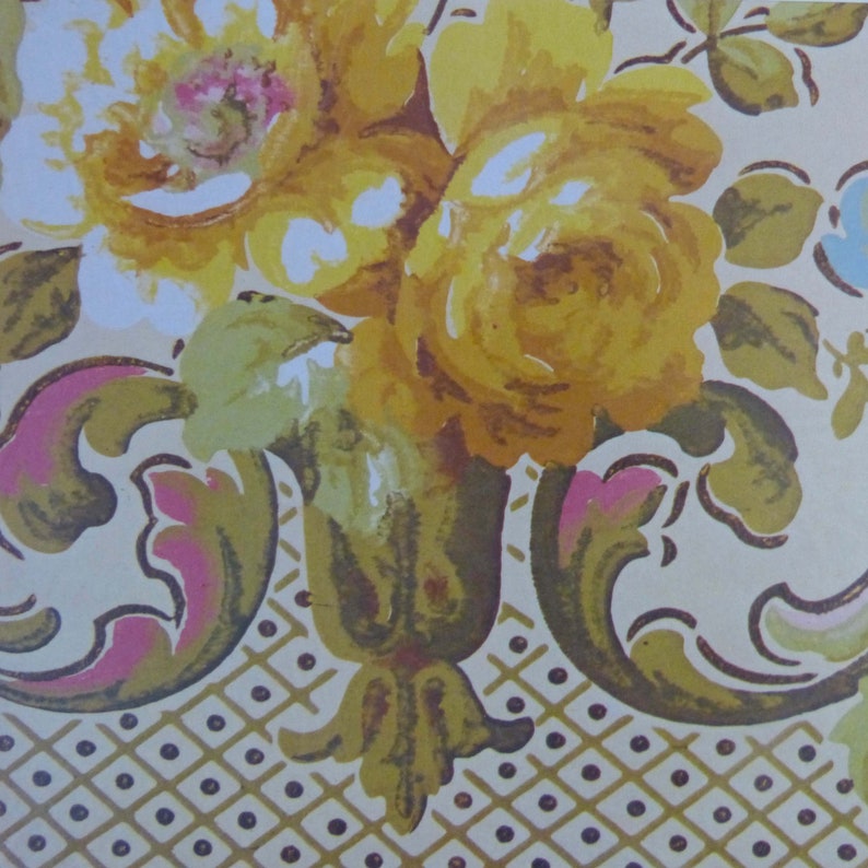 The Evergreen Press Victorian Wallpaper Gift Wrap Package of 3 Sheets ...
