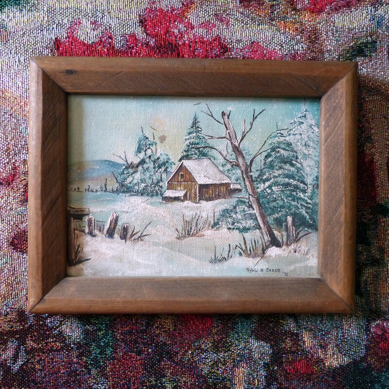 Winter Oil Painting - Etsy