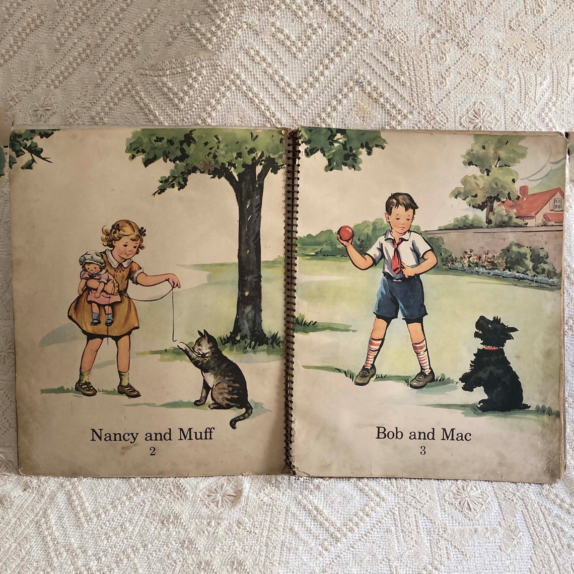 Our Story Book 1940 First Reader Oversized Teacher Edition Spiral Bound ...