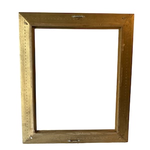 Wooden Closed Corner Gold Open Frame 3.25" Wide Molding for 20x16" - Etsy