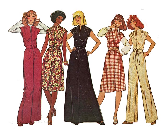 Vogue 9149 Sewing Pattern Very Easy Vogue Dress 1975 Size 10 - Etsy