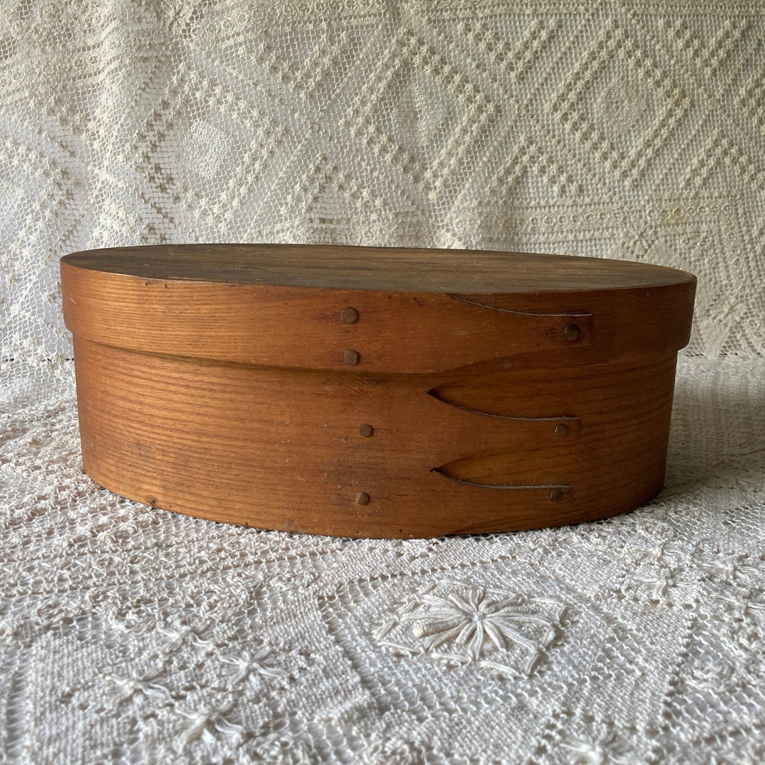 Oval 3 Finger Wooden Shaker Box With Lid Handmade Craft - Etsy