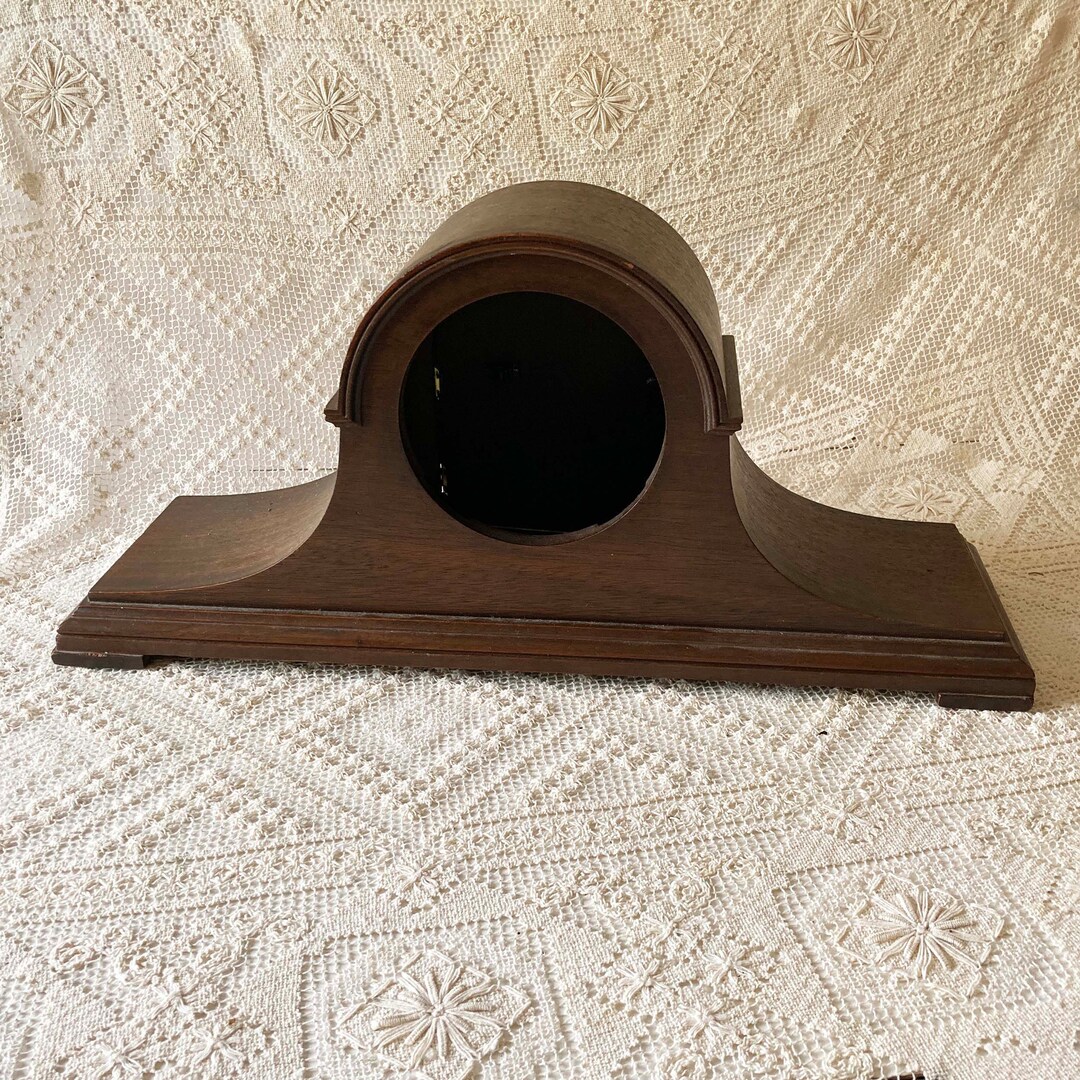 Large Empty Wooden Mantle Clock Case With Chimes - Etsy