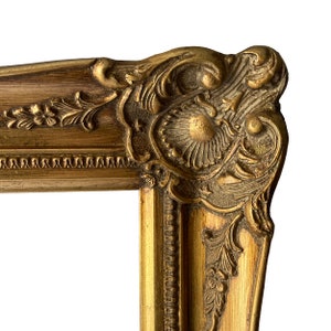 Wooden Closed Corner Gold Open Frame 3" Wide Molding for 24x20" - Etsy