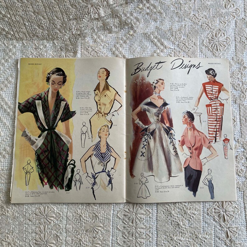 Modes Royale Pattern Book Spring Summer 1951 42 Pages - Etsy