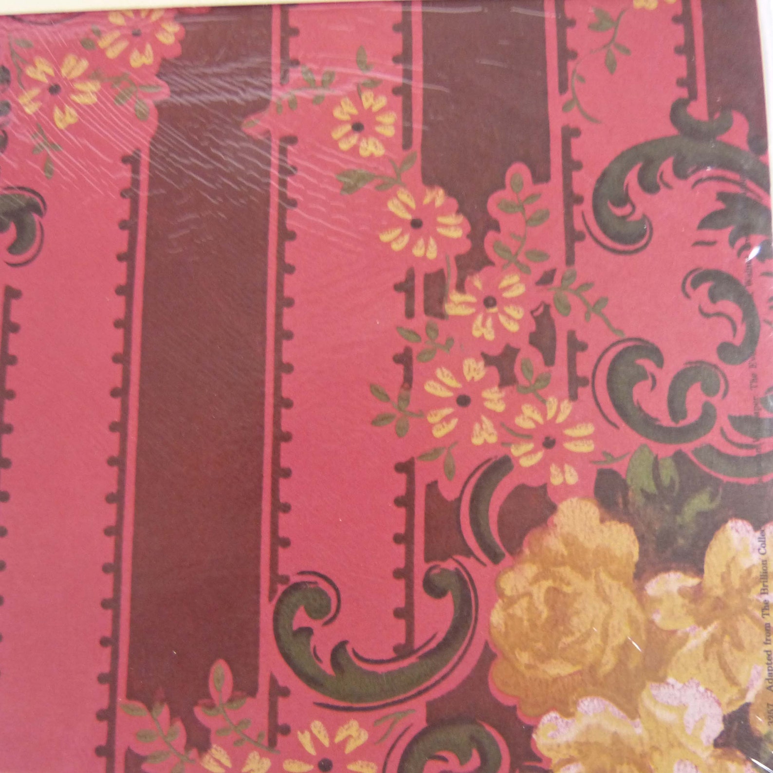 The Evergreen Press Victorian Wallpaper Gift Wrap Package of 3 Sheets ...