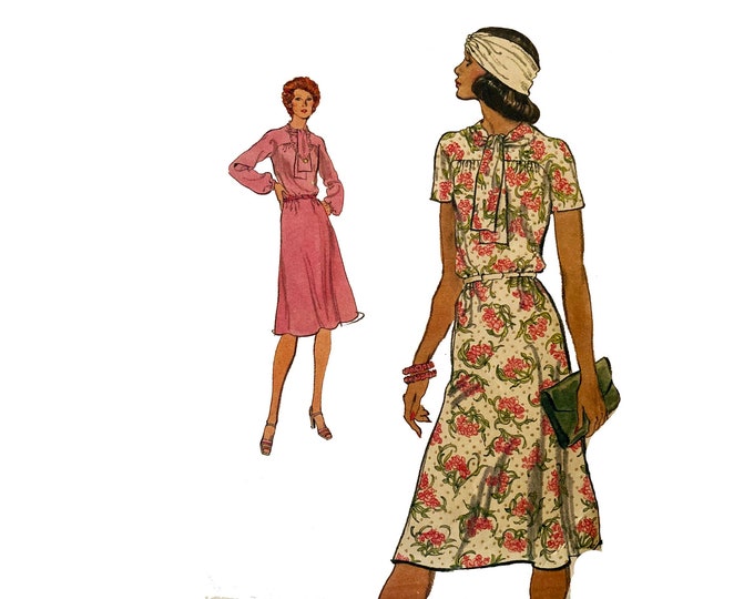 Vogue 9149 Sewing Pattern Very Easy Vogue Dress 1975 Size 10 - Etsy