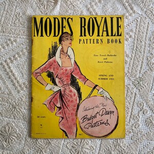 Modes Royale Pattern Book Spring Summer 1951 42 Pages - Etsy