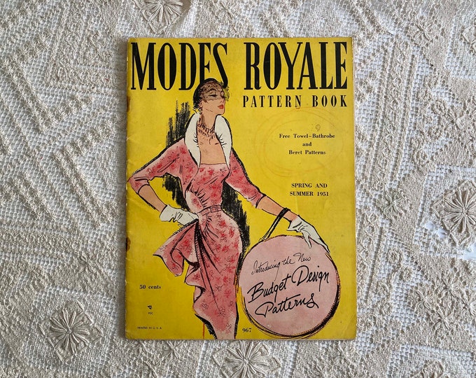 Modes Royale Pattern Book Spring Summer 1951 42 Pages - Etsy