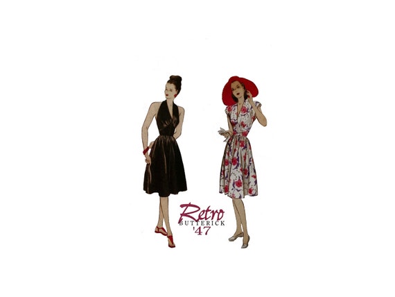 Butterick B5209 Retro Sewing Pattern 1947 Archive Womens' - Etsy