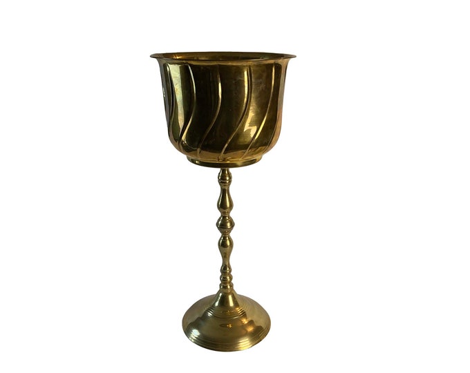 Brass Floor Planter Parlor Fern Stand Vintage 1970s-80s 25.75" Tall - Etsy
