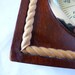 Vintage Cooper Humidity Barometer Encased in Wooden Box Rope Border ...