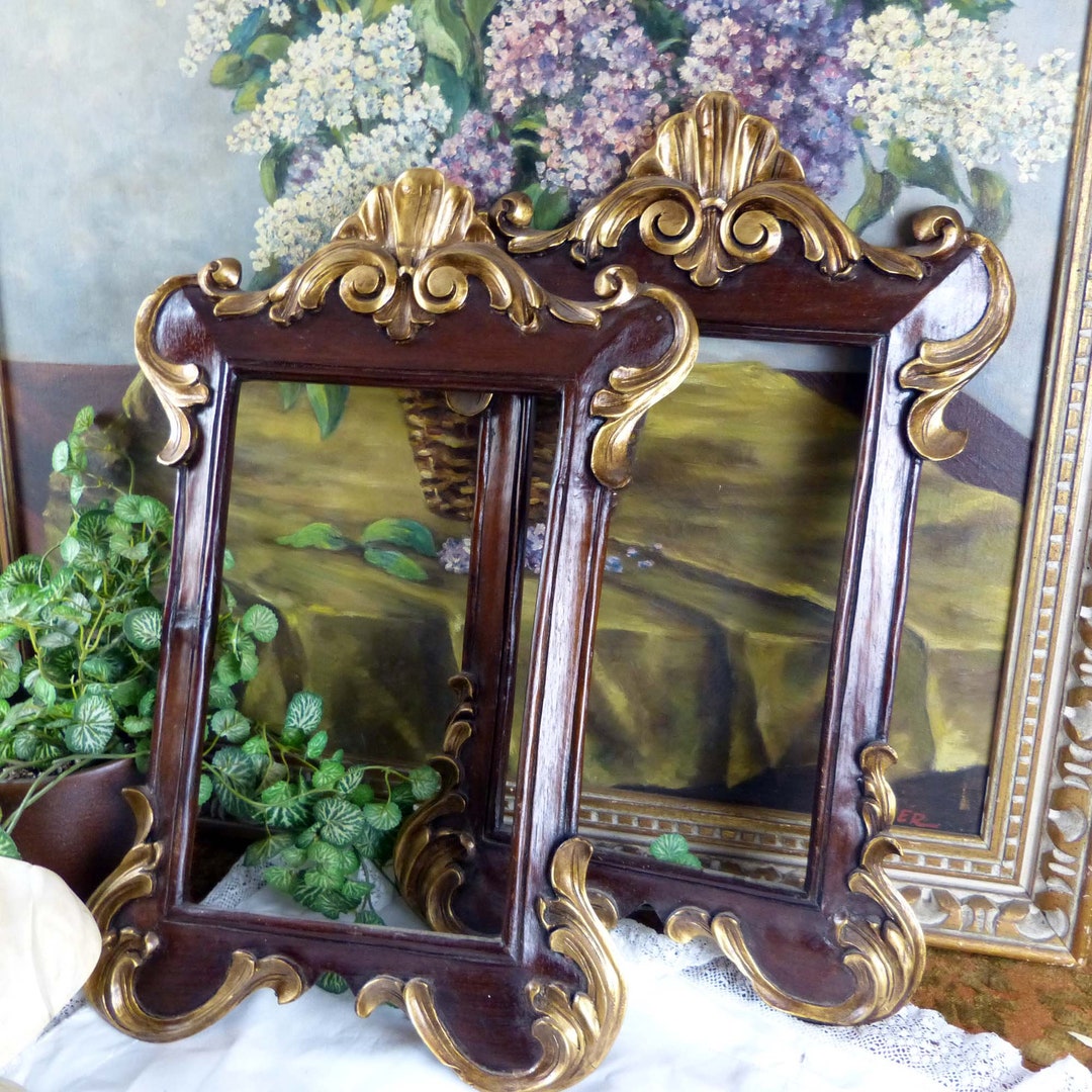 Antique Frames Carved Gilded Wood Wall Hung Sold Each - Etsy
