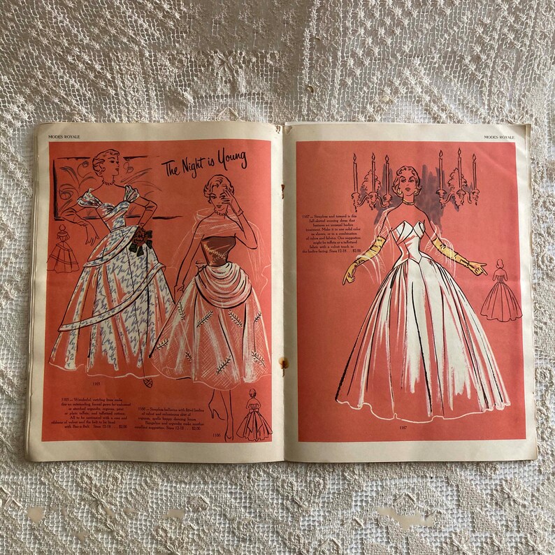 Modes Royale Pattern Book Spring Summer 1953 42 Pages Vol X - Etsy