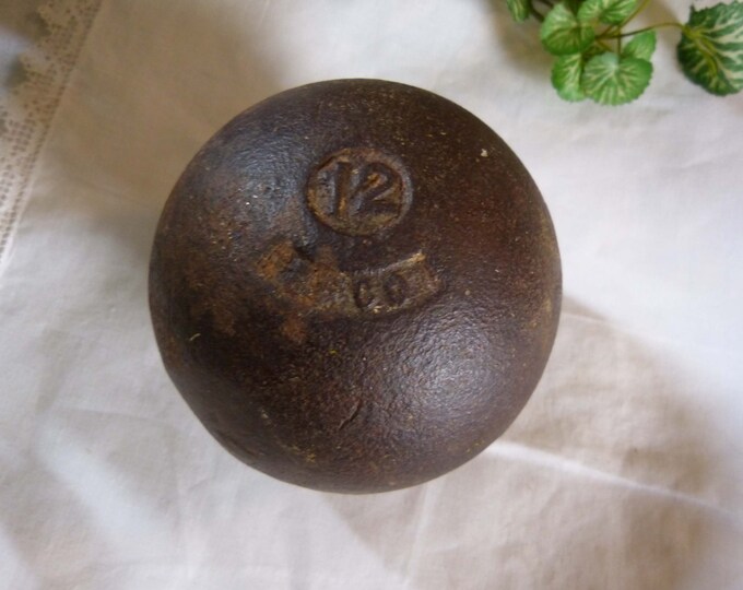 Antique BFCO 12 Pound Cast Iron Shot Put Track & Field Sports - Etsy