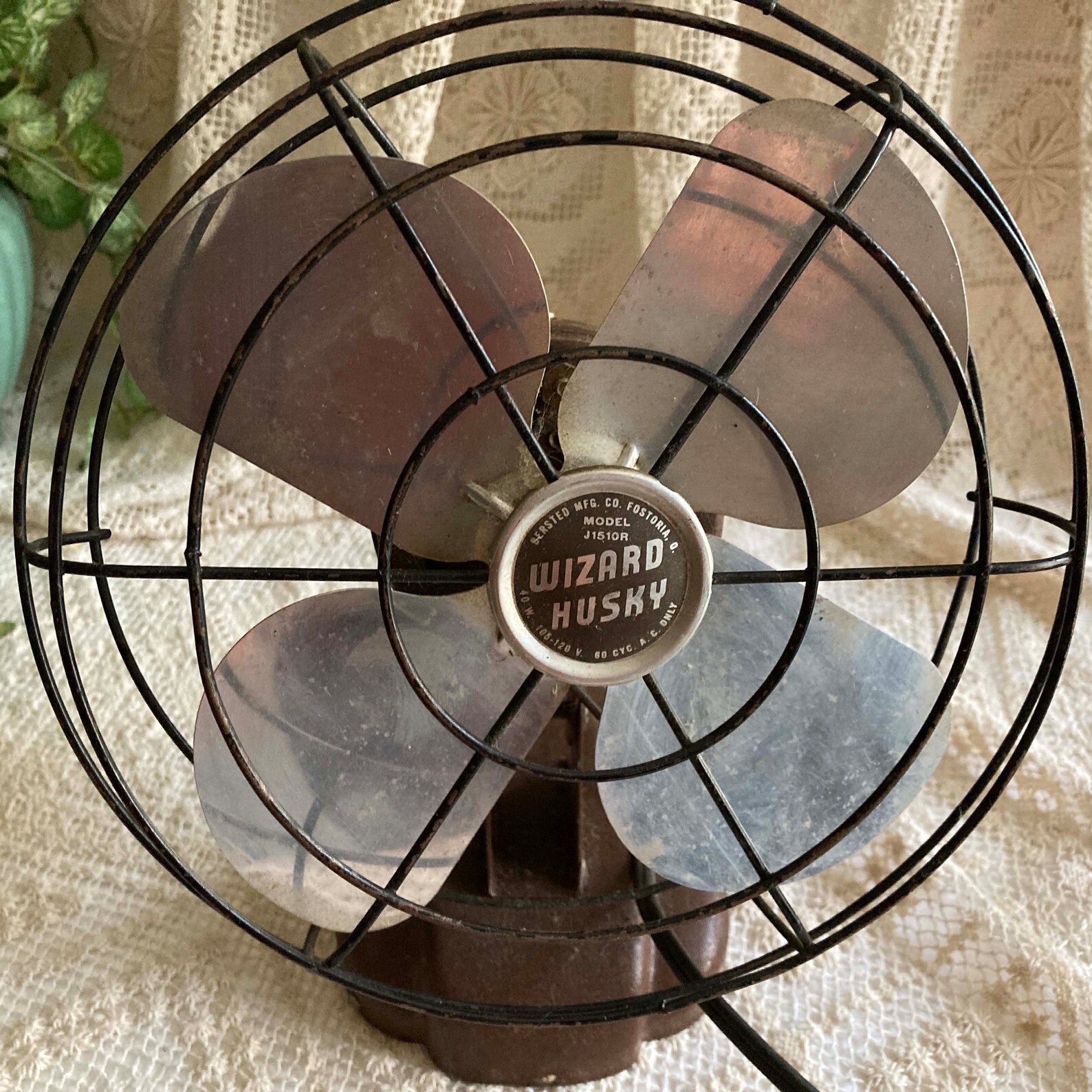 Wizard Husky Small Electric Brown 9 Fan Bersted Mfg. Co. - Etsy