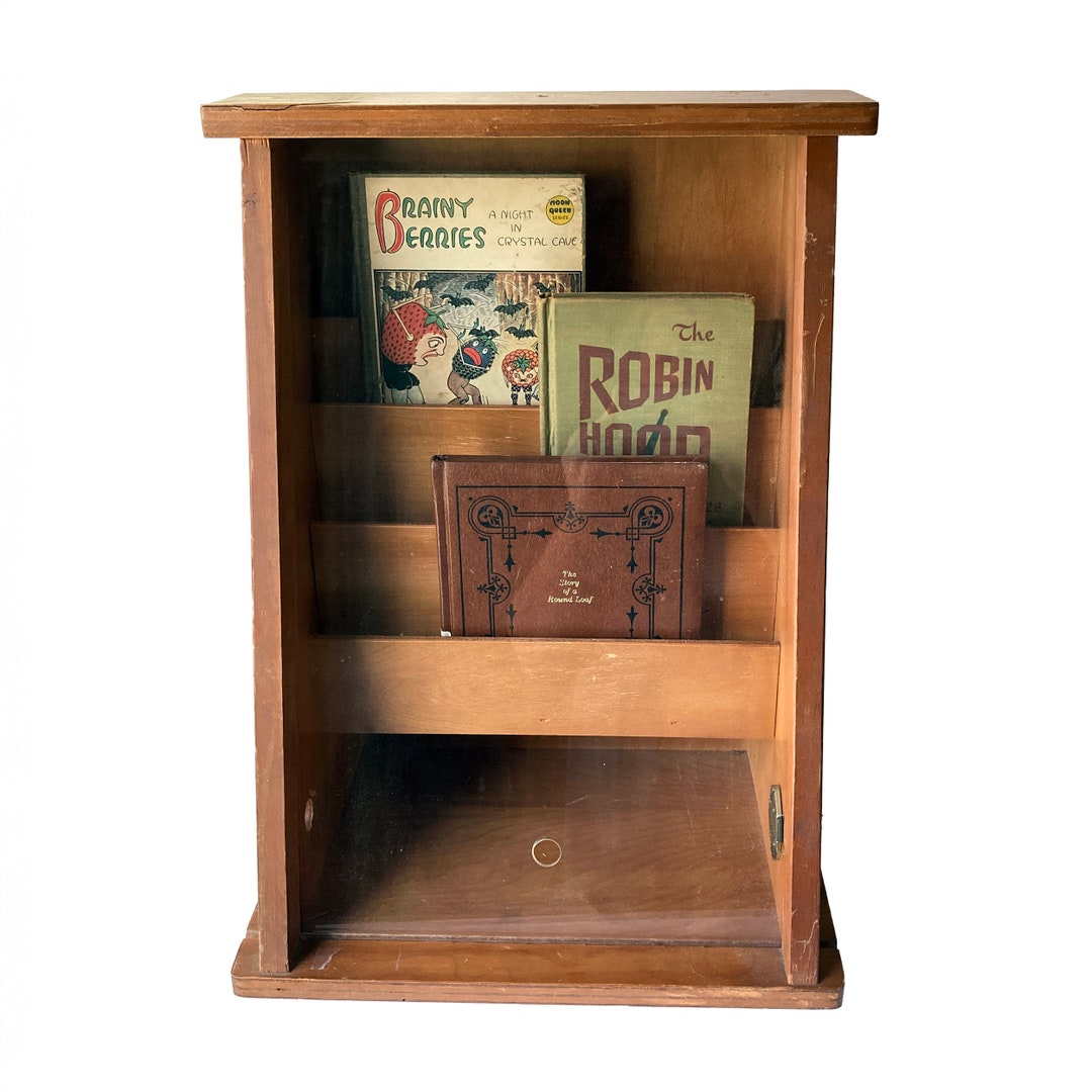 Wooden Countertop Store Display Case Locking Cabinet Sliding Plexiglass ...