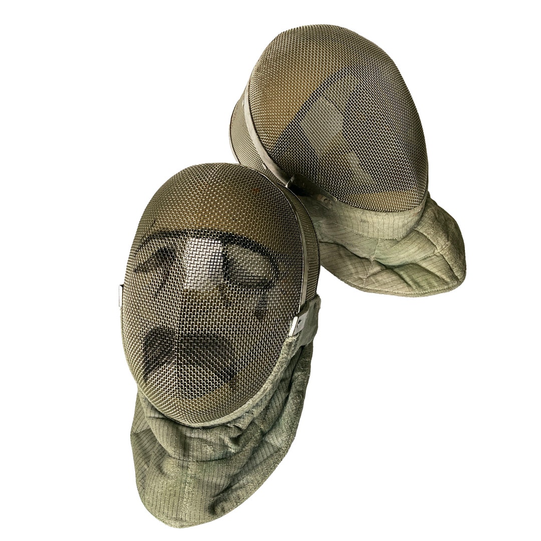 Two Steel Mesh AF Absolute Fencing Gear Masks One With Face - Etsy