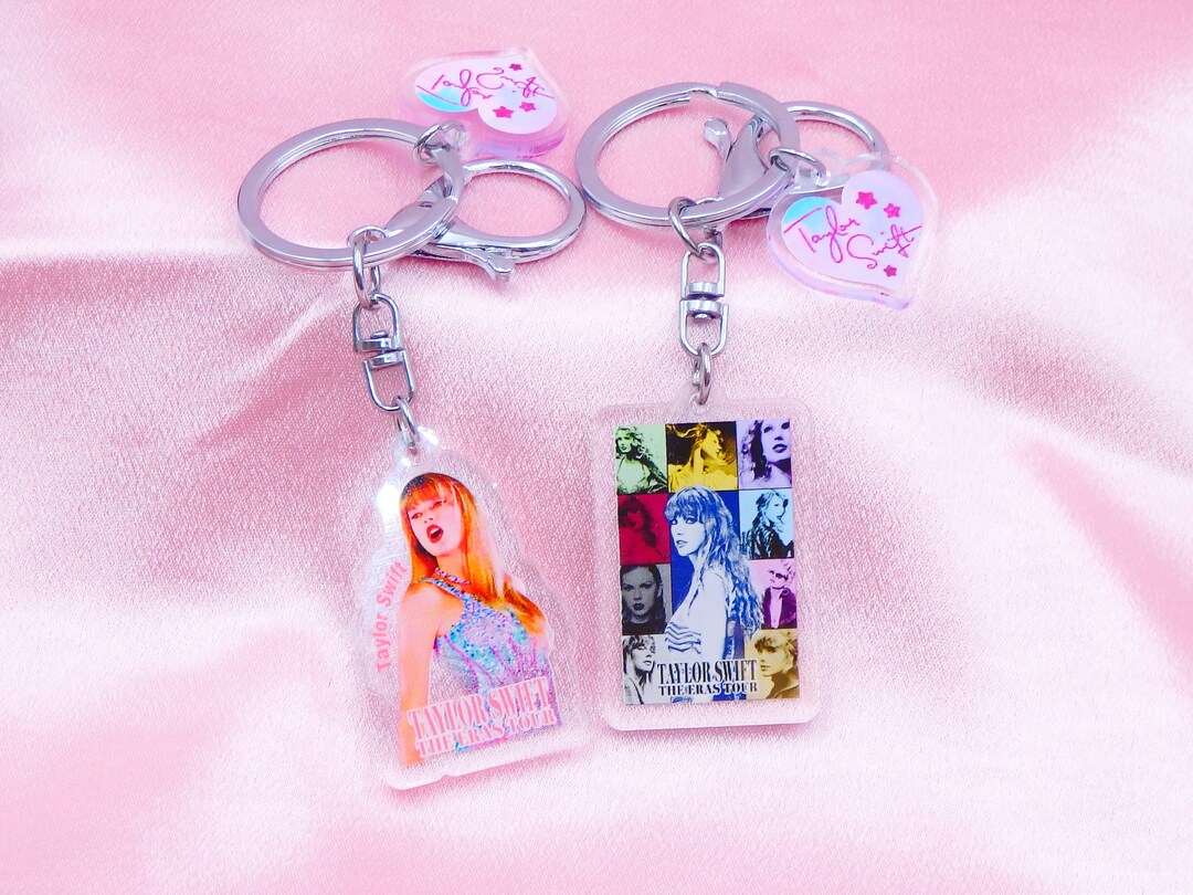 Taylor Keychains, ID Badge Holder Case, Key Ring, the Eras Tour - Etsy