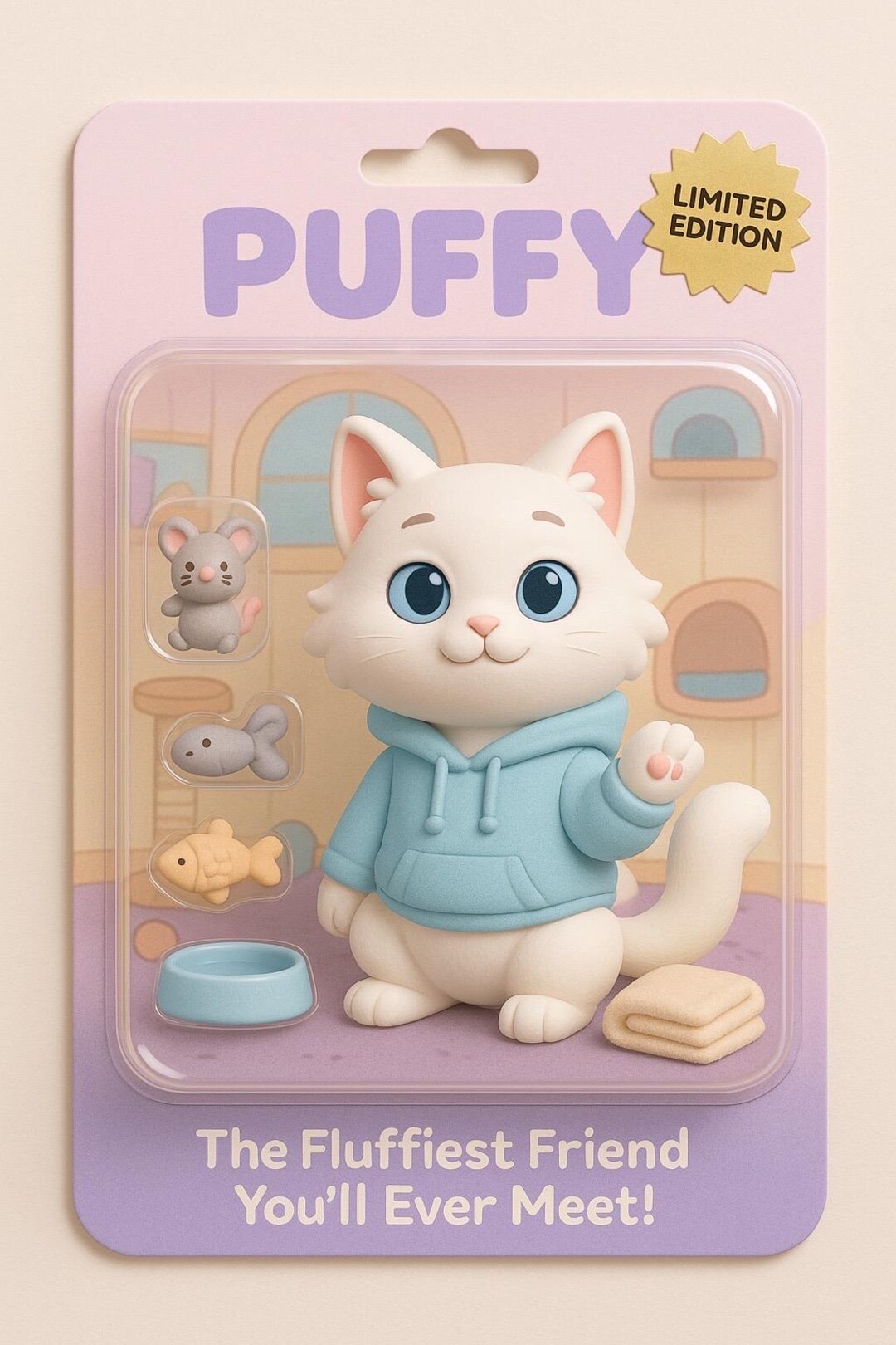 Custom Cartoon Pet Figurine – Personalized Dog or Cat Action Figure ...