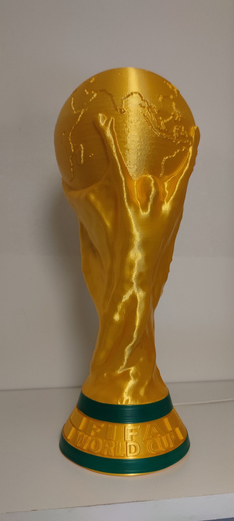 Football Soccer World Cup Trophy With Integrated Lamp With an Ultra ...