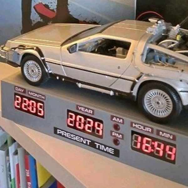 Delorean Time Clock - Etsy