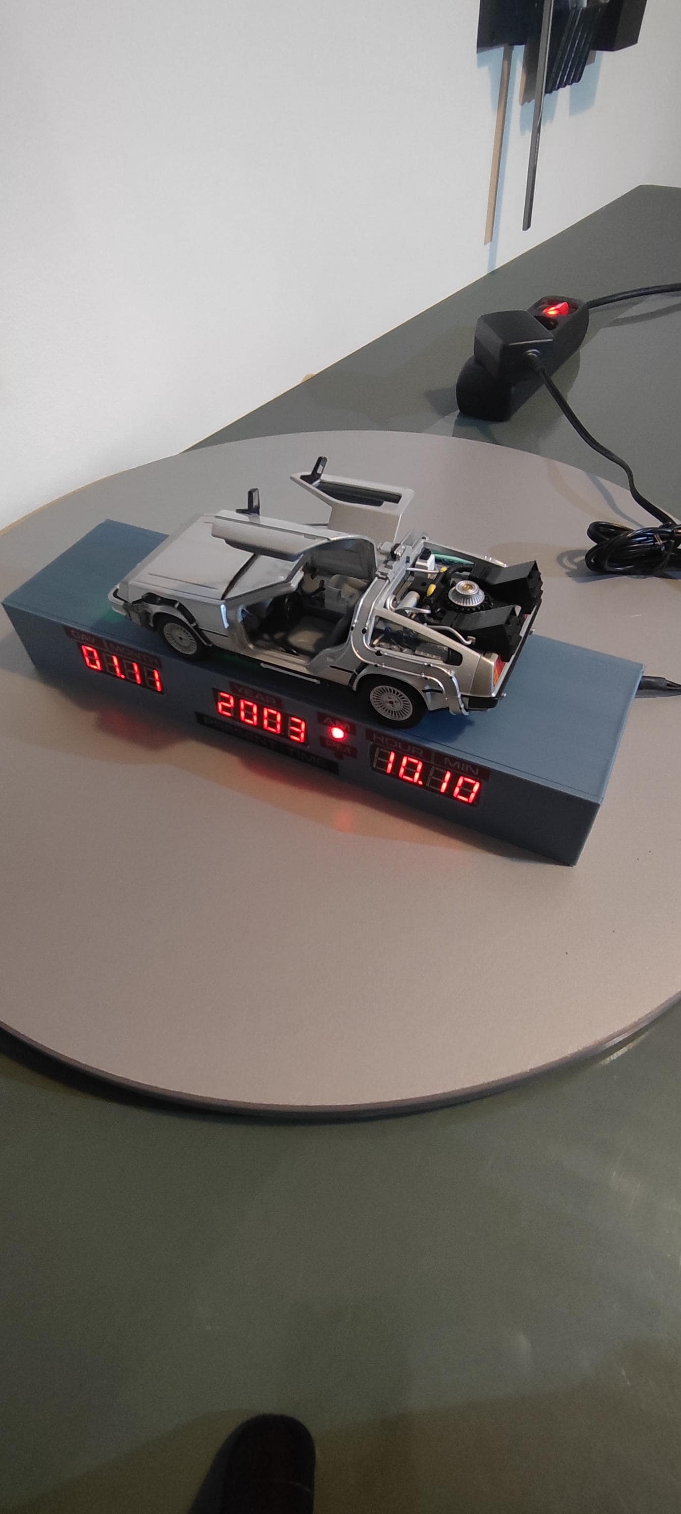 Back to the Future Alarm Clock W/o Car - Etsy