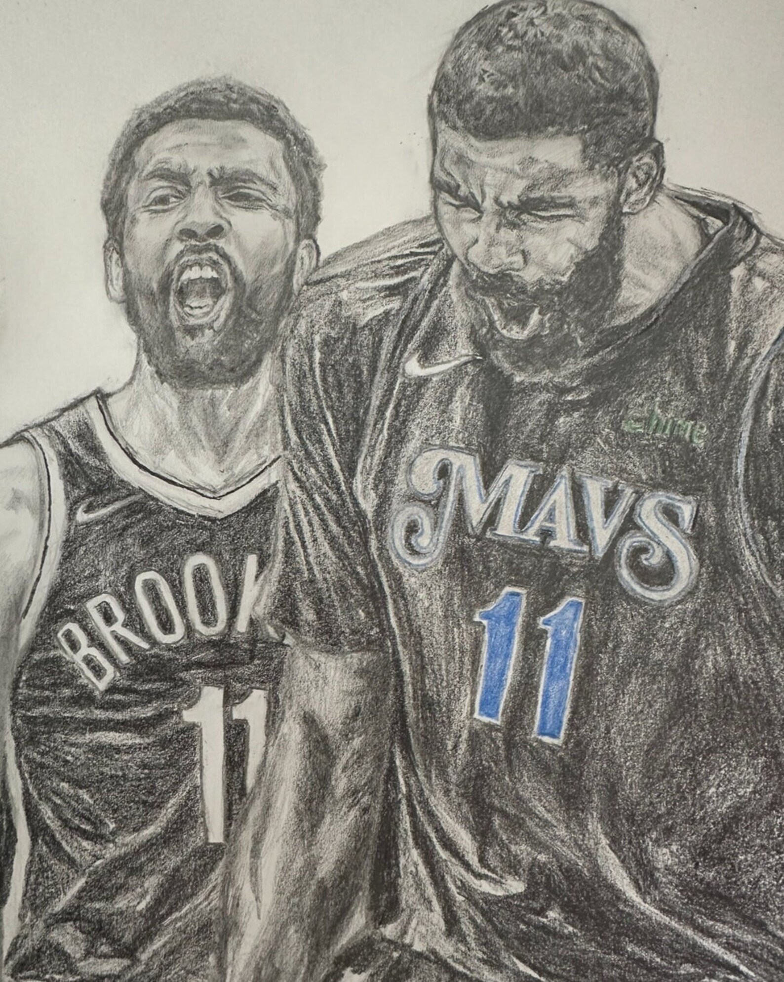 Kyrie Irving All Team Portrait Sketch 11x14 In. - Etsy