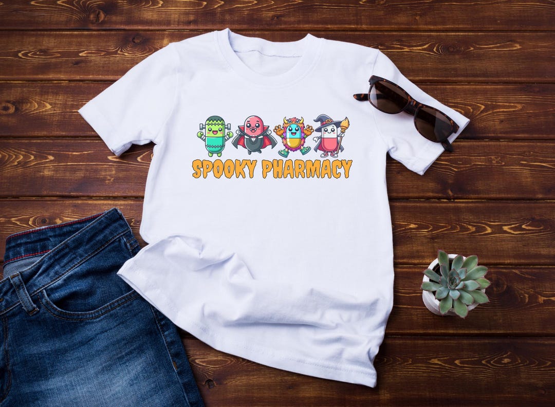Pharmacy Shirt Spooky Pharmacy Halloween T-shirt for Pharmacist, Pharmd ...