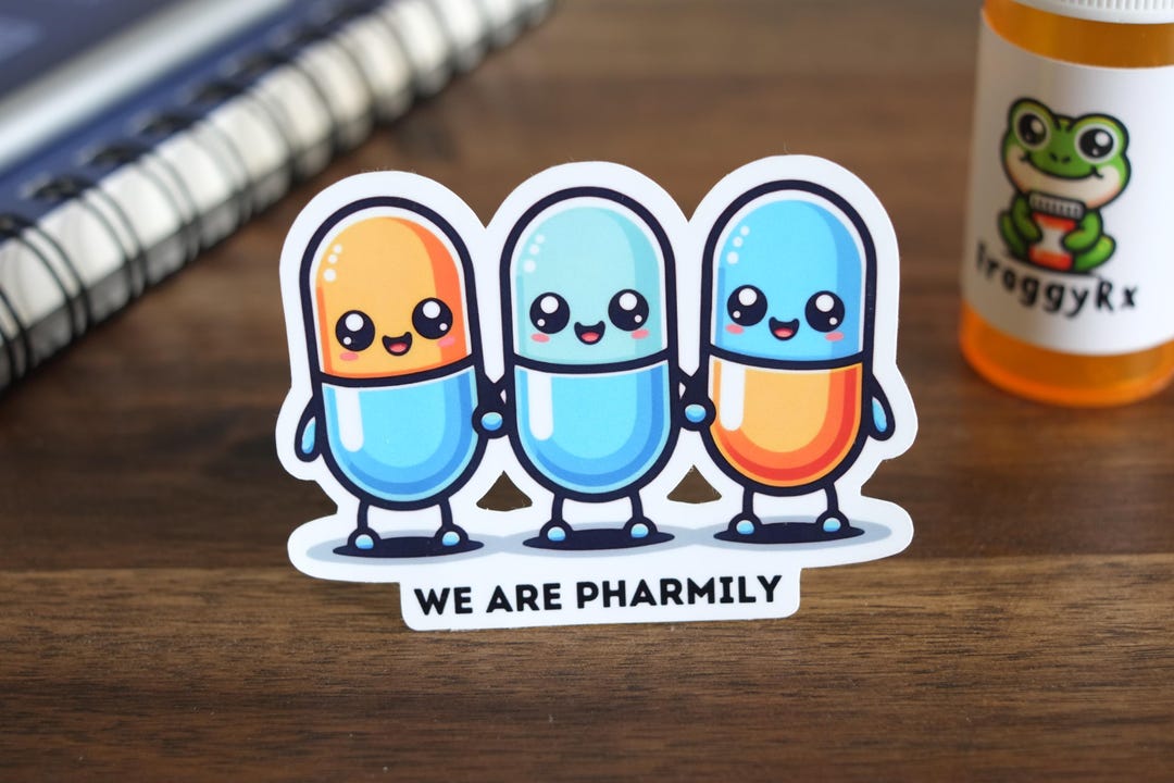 Pharmacy Stickers We Are Pharmily for Pharmacists, Technicians ...