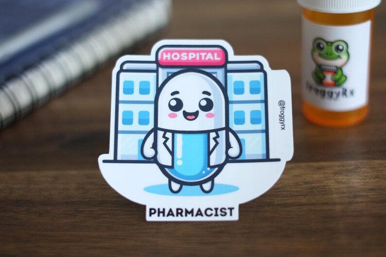Pharmacy Stickers Hospital Pharmacists, Technicians, Students ...