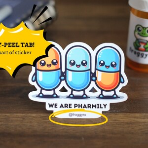 Pharmacy Stickers We Are Pharmily for Pharmacists, Technicians ...