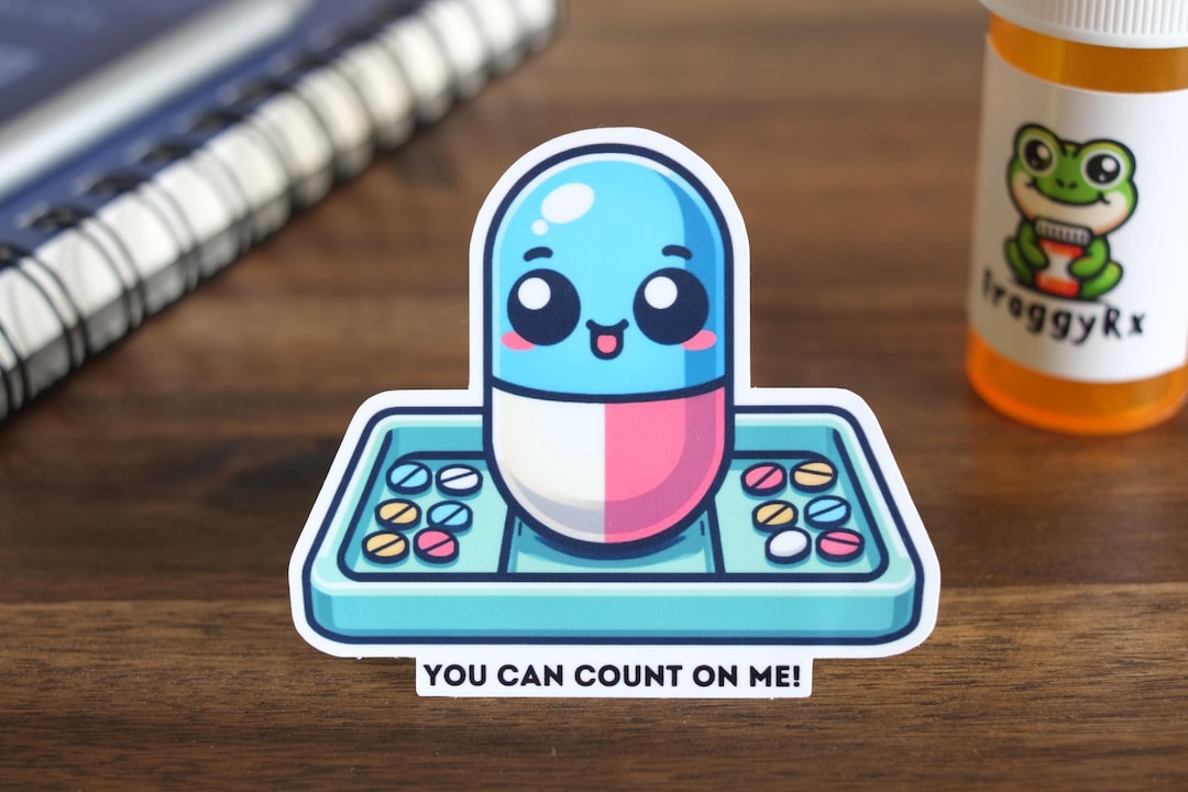 Pharmacy Stickers You Can Count of Me for Pharmacists, Technicians ...